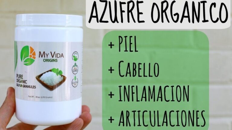 El Azufre Orgánico: Un Nutriente Esencial para tu Bienestar